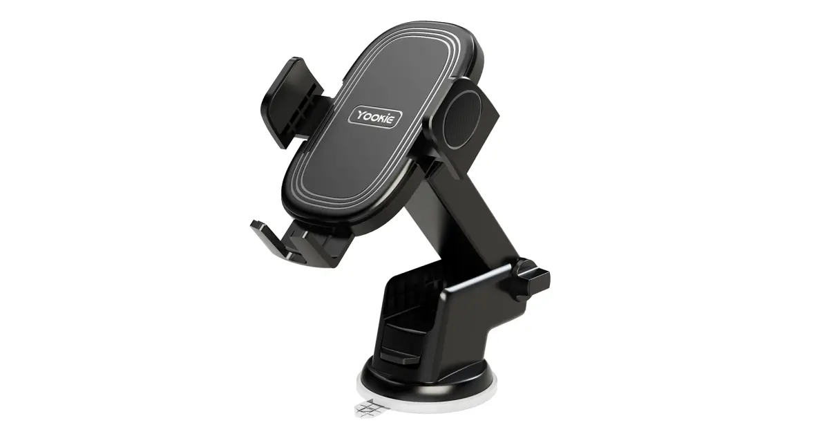 Универсална стойка за телефон Yookie YC09, За кола, Черен - 17725 ...